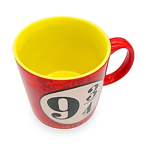 Silver Buffalo Harry Potter Platform 9 3/4 Hogwarts Express Ceramic Mug, 20 Ounces