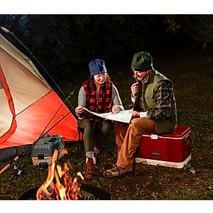 Panther Vision CUBWB-4546 Hand Free 4 LED Headlamp Beanie Cap, (Blaze Orange)