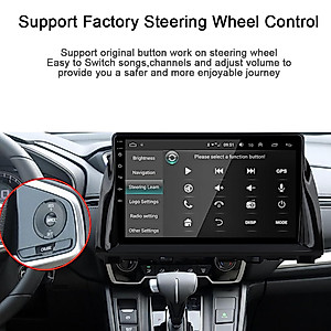 GOJOHO for Mazda CX5 CX-5 Radio 2012-2015 with 10.1" IPS Touchscreen 36EQ Wireless Carplay Android Auto GPS Navigation for Car Stereo Head Unit Built-in DSP with Free Backup Camera Incompatible Bose