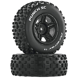Duratrax Punch SC C2 Front Rear Mounted Tires Slash 4x4 Blitz 2 DTXC3705