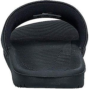 NIKE Kids' Kawa Slide (GS/PS) Athletic Sandal (5 Big Kid, Black/White/Black, numeric_5)