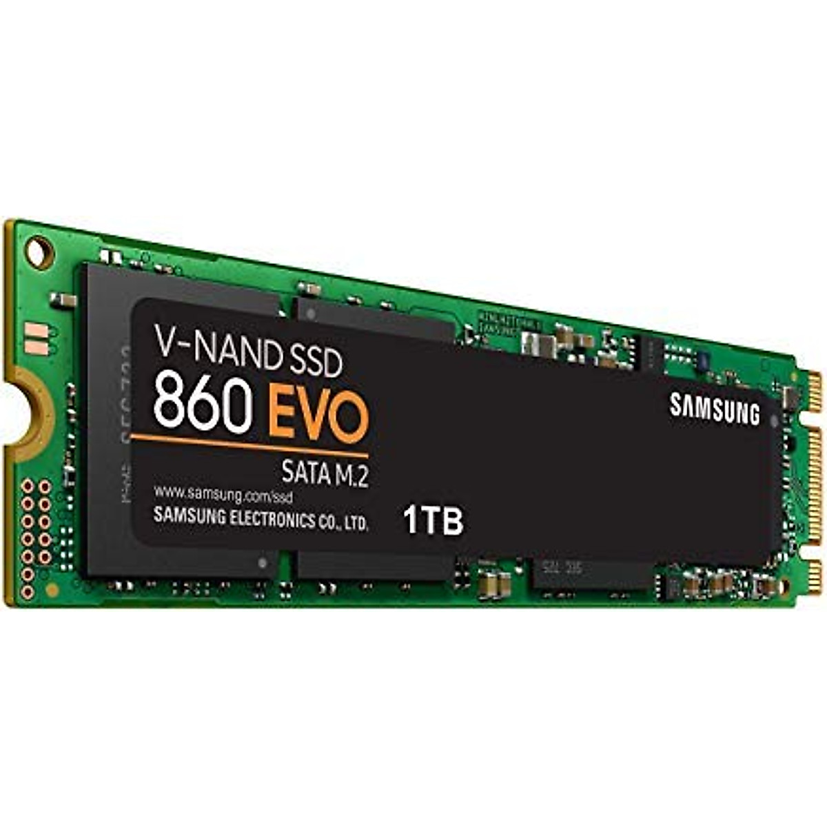 SAMSUNG 860 EVO SSD 1TB - M.2 SATA Internal Solid State Drive with V-NAND Technology (MZ-N6E1T0BW)