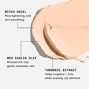 Versed Photos, Please - Tightening, Brightening Face Mask with Turmeric and Kaolin Clay - Pore-Tightening, Hydrating Facial Mask Exfoliates, Removes Blackheads, Evens Skin Tone (1.5 fl oz)