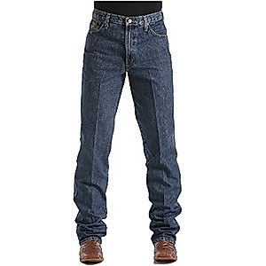 Cinch Men's Green Label Original Fit Jean, Dark Stonewash, 34W x 34L
