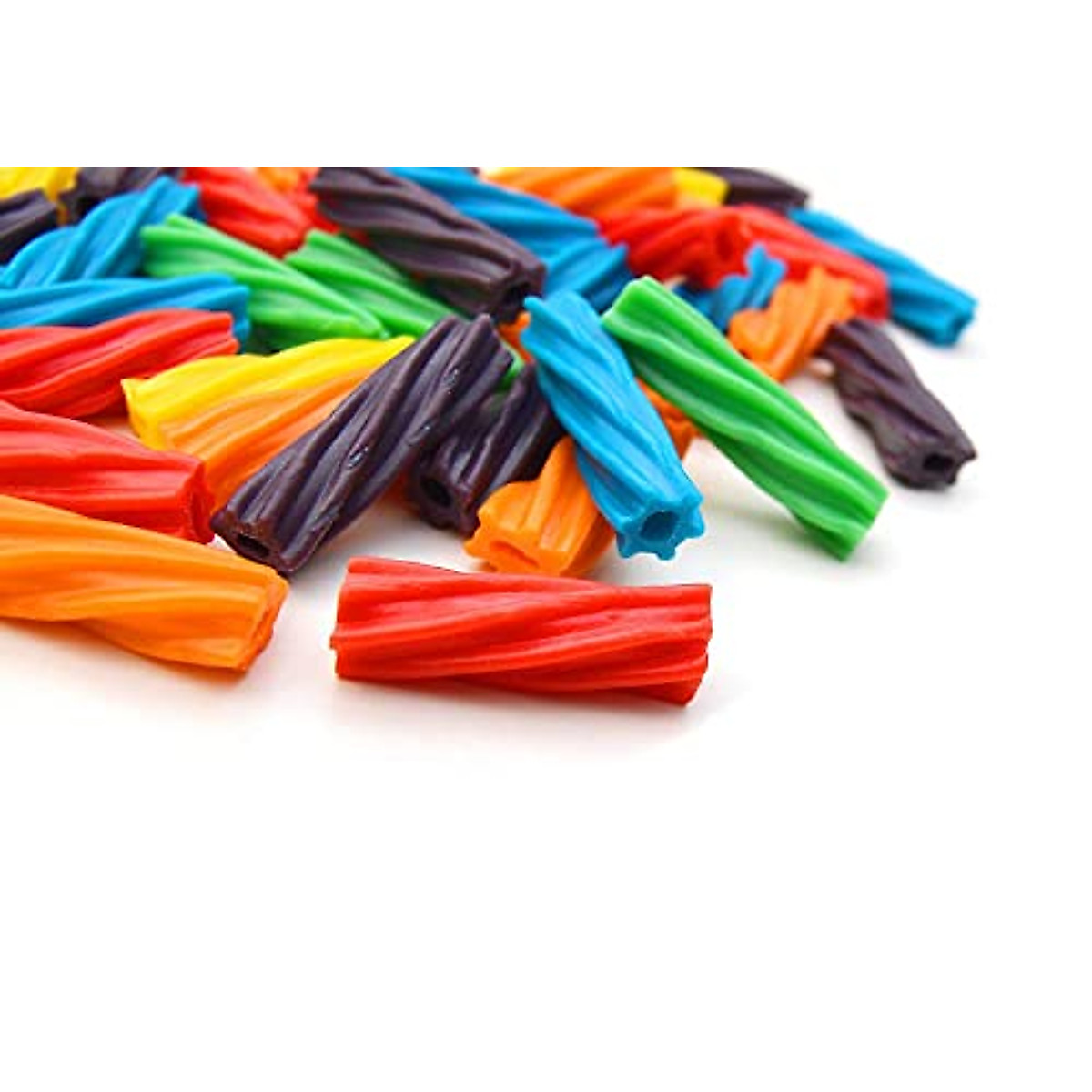 TWIZZLERS Twist Rainbow Easter Candy Fruit Flavored Chews, Triple Twist Snack Size, Bulk Pack 2 Pounds