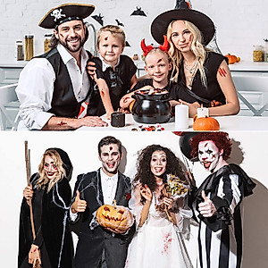 Zombie Scars Tattoos Bloody Scar with Fake Blood Costume Makeup Halloween Decorations Party Favor