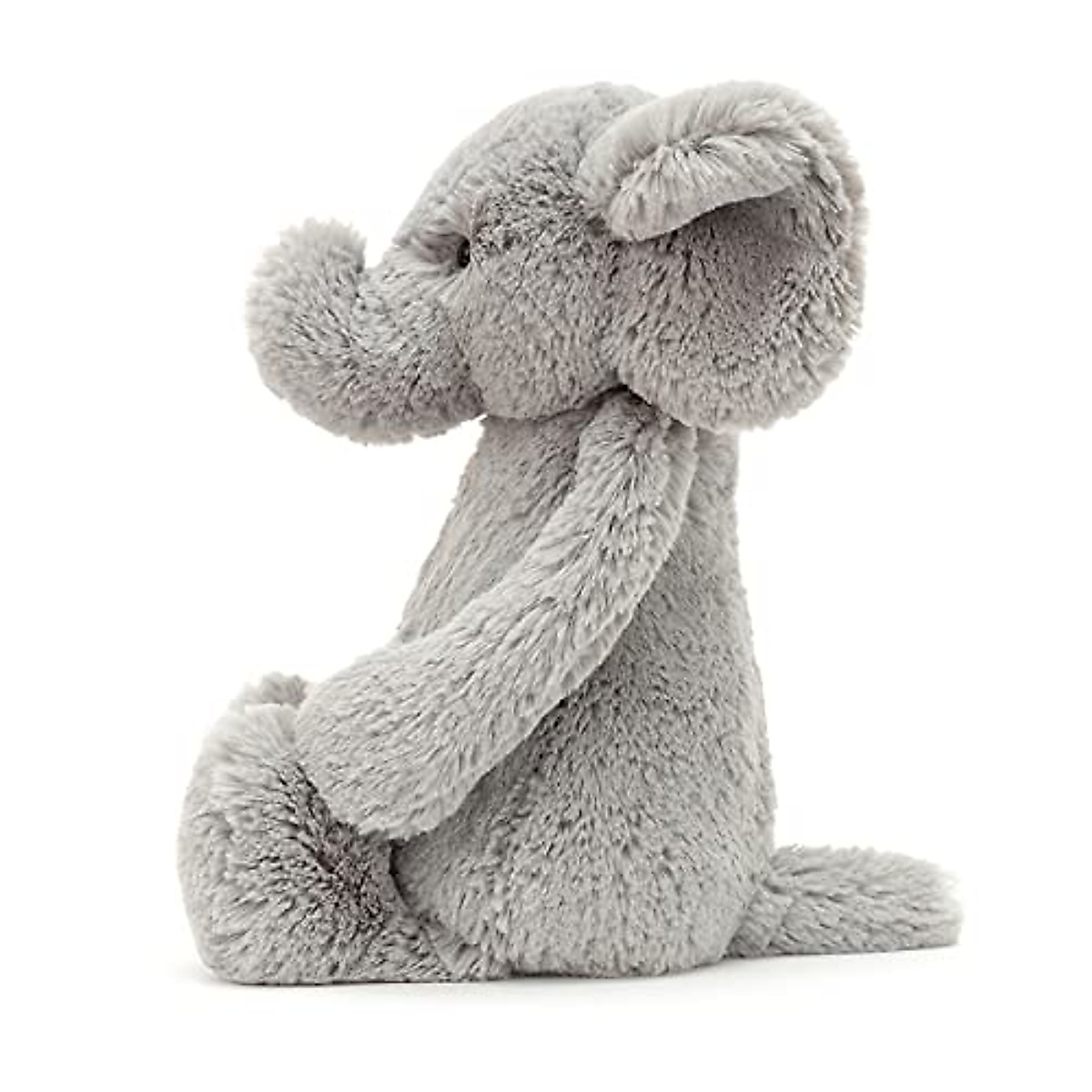 Jellycat Bashful Grey Elephant Stuffed Animal, Medium