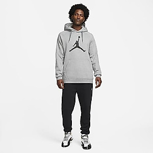 JORDAN Jumpman Logo Men's Fleece Pullover, GRAY ( XX-LARGE )