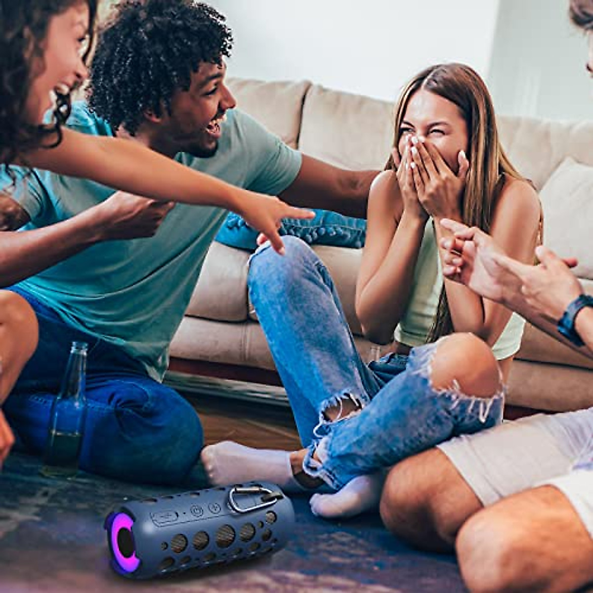 Bluetooth Speakers, Kingstar Portable Bluetooth Speaker Wireless Headphone Mini 360 Surround Stereo Sound with Built-in Mic 12 Hrs Long Battery Life for Outdoor Camping Beach Sports Party