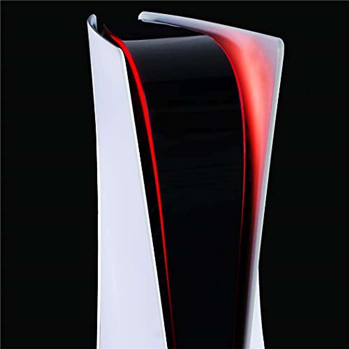 N+B Luminous Sticker, Custom Led Lightbar Decals Stickers Compatible for PS5 Console, Decoration Led Lighting Strips Adhesive Stickers Compatible for PS5 Console Accessories(Red)