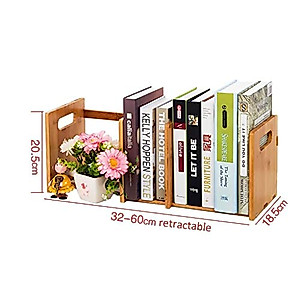 FHDGH Wooden Bookshelf Simple Bookcase Table Shelf Student Creative Cabinet
