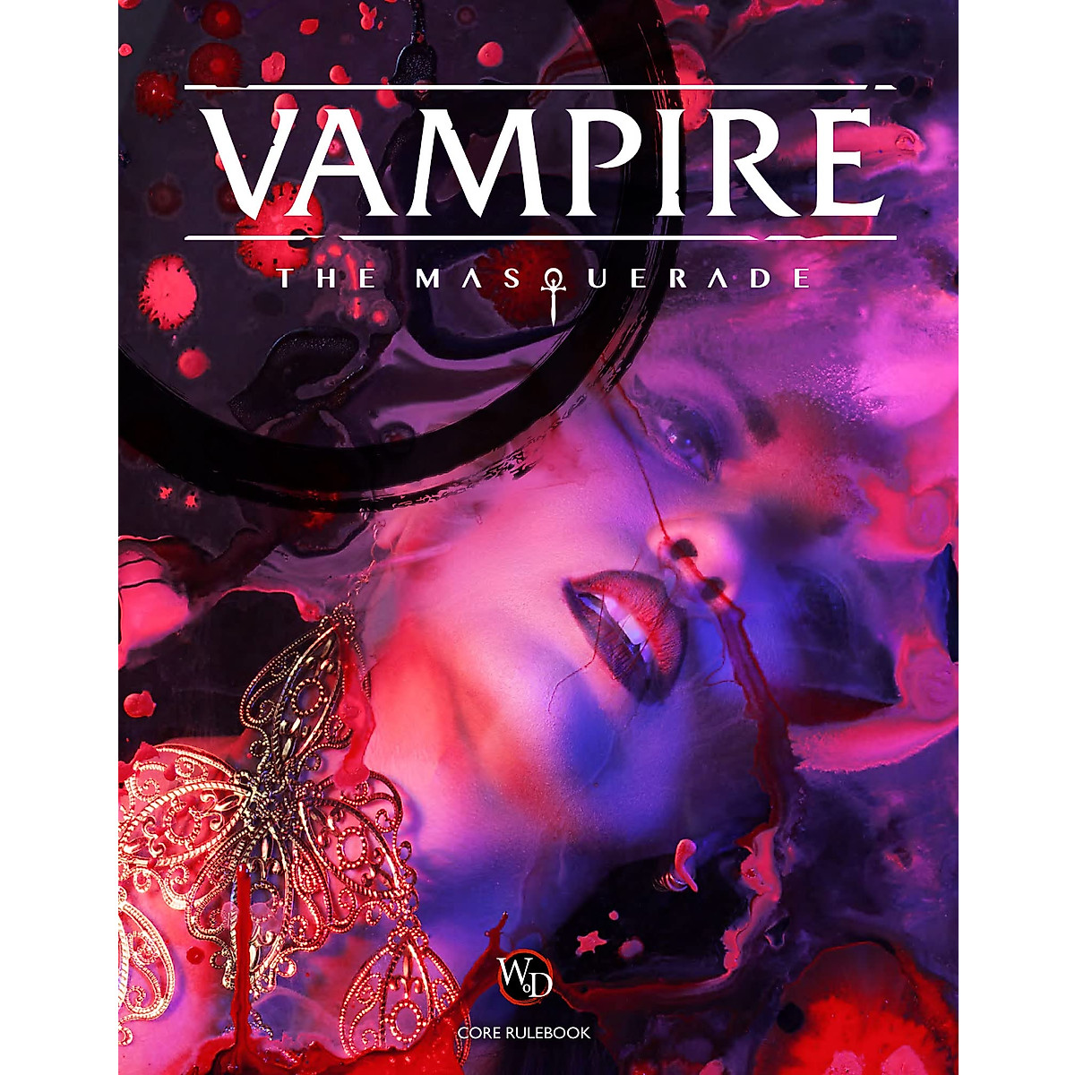 Renegade Game Studios Vampire: The Masquerade 5th Edition Roleplaying Game Core Rulebook, 18+, A Storytelling game of personal and political horror.