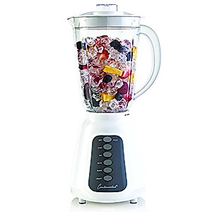 Continental Electric CE-BL171 Blender, 48 Ounce, White
