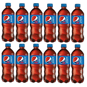Wild Cherry Pepsi 20 oz Soda Bottles (Pack of 12, Total of 200 FL OZ)