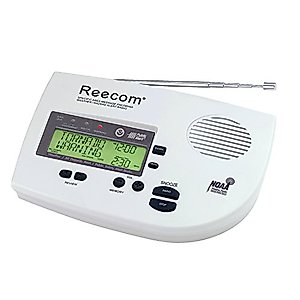 Unique 200 Hours Back-up Battery Life Time (Standby), 16 Siren Volume, EOM Detection, Display Event Message and Effective Time at a Glance, Reecom R-1630C Same Weather Alert Radio (Light Grey)