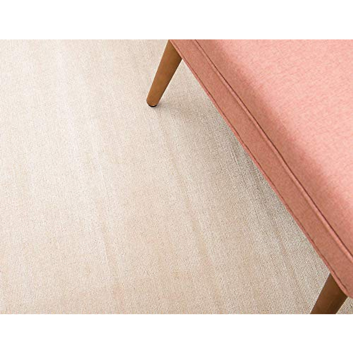 Unique Loom Williamsburg Collection Casual Transitional Solid Vibrant Area Rug, 5' 0" x 5' 0", Beige