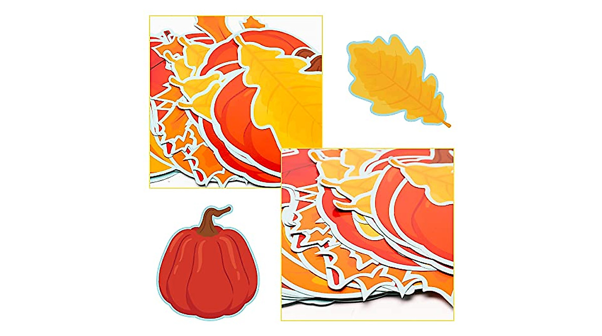 45 Fall Accents Cutouts: Thanksgiving & Halloween Decor