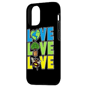 iPhone 12/12 Pro Earth Love Trees And Nature Love Bees Earth Science Case