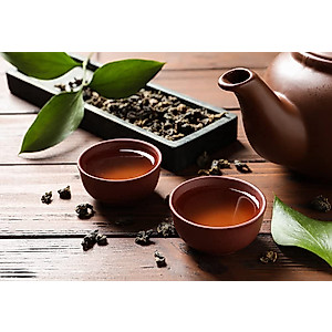 Decaffeinated Oolong Tea Loose Leaf, Hot or Cold Brew, Smoky, Woodsy, Nutty Notes Delicate Toasty Finish - Decaf Oolong Tea Leaves