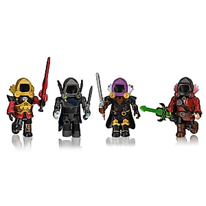 Roblox Action Collection - Dominus Dudes Four Figure Pack [Includes Exclusive Virtual Item]