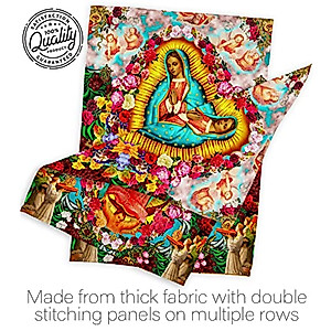 Ornament Collection Our Lady of Guadalupe Garden Flag Religious Faith Hope Grace Peace Dove Christian Religion Easter House Decoration Banner Small Yard Gift Double-Sided, Made in USA
