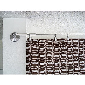 Ikea DIGNITET Curtain Drapes Wire 197 "+ 24 Rings with Clips Set, New