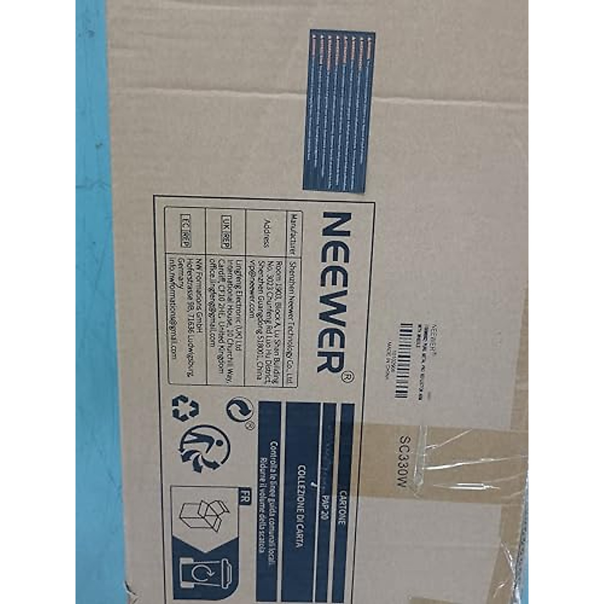 NEEWER Pro 100% Metal C Stand Light Stand with Wheels, Max. Height 10.8ft/330cm Adjustable Reflector Stand with 4ft/120cm Boom Arm & 3 Pulleys for Photo Studio Video Reflector, Monolight, etc