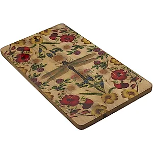 Fitz and Floyd Vintage Vibe Dragonfly Serve Board, 16 Inch, Multicolor