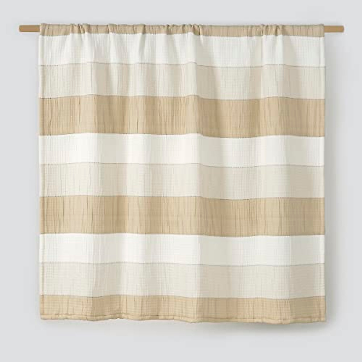 DOWN HOME Lyocell Blends Blanket Throw Reversible Super Soft Stripe Blanket Throw 60x80inch Yellow