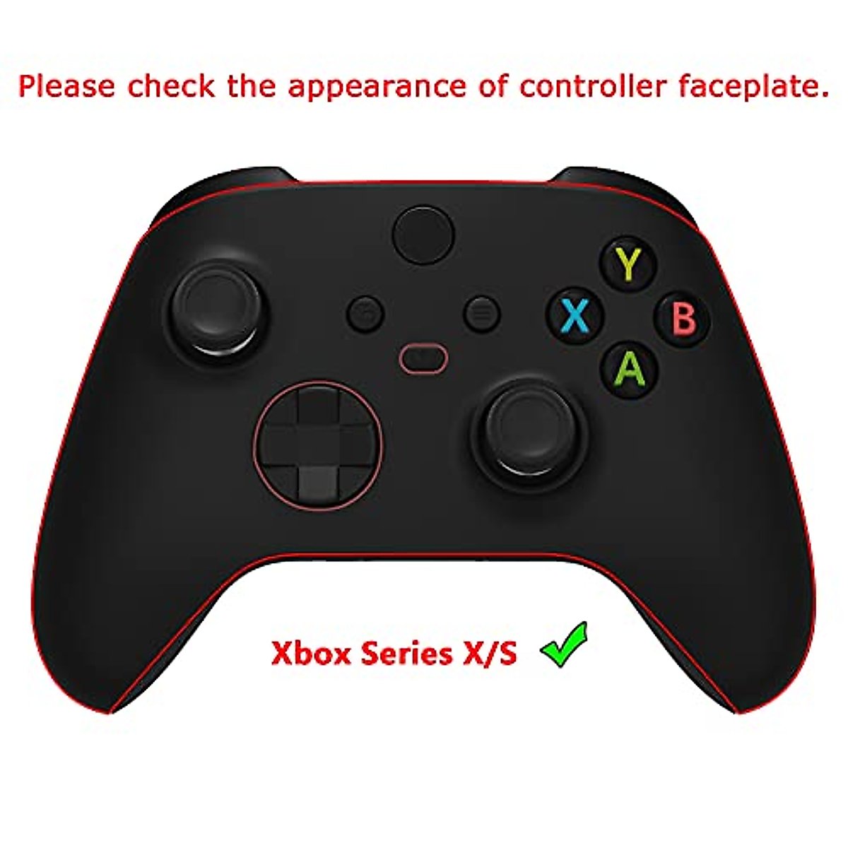 eXtremeRate Xeno Species Front Housing Shell for Xbox Series X/S Controller, Custom Soft Touch Cover Faceplate for Xbox Series X/S, Xbox Core Controller - Controller NOT Included