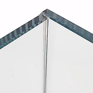 11 Gallon Clear Glass Bookshelf Aquarium 5mm Thick Glass