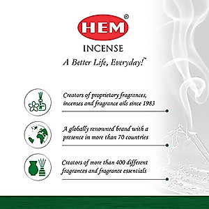 Hem Cannabis Incense Sticks - Pack of 6-120 Count - 301g