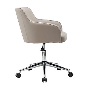 Techni Mobili Comfy and Classy Home Office Chairs, Beige