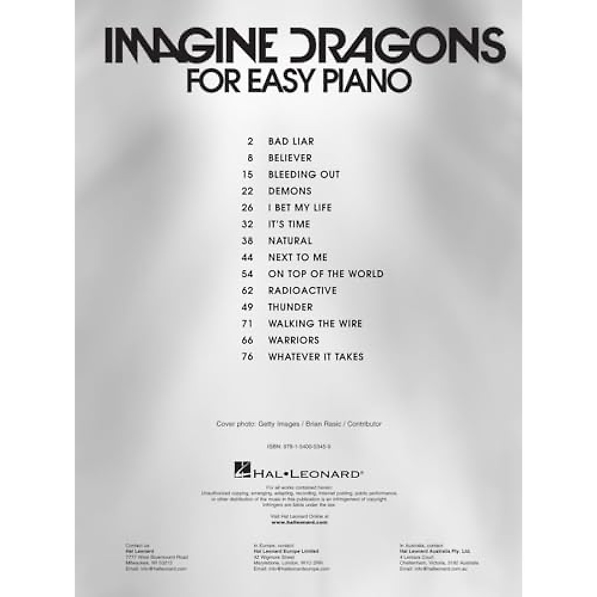 Imagine Dragons for Easy Piano