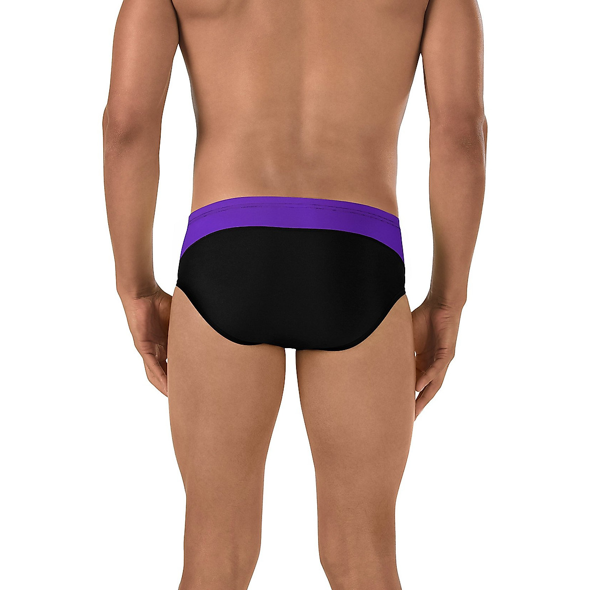 Speedo Men's Swimsuit Brief Endurance+ Splice Team Colors - Manufacturer Discontinued