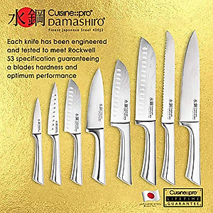 Cuisine::pro® Damashiro® Bodo 10 Piece Knife Block with Chopping Board