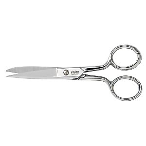Gingher 220280-1001 Sewing Scissors, 5-Inch, Industrial Pack