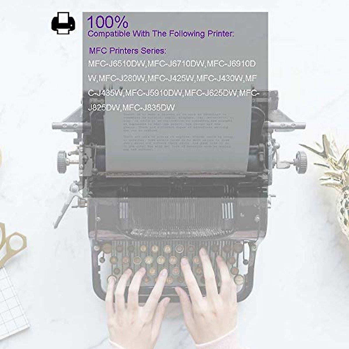 TengSheng Compatible Ink Cartridges Replacement for Brother LC75 LC71 LC79 XL use for MFC-J6710DW MFC-J6910DW MFC-J835DW MFC-J430W MFC-J6510DW MFC-J280W (4BK 2C 2M 2Y 10PK)