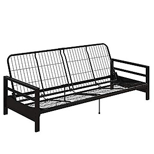 DHP Miles Metal Futon Frame, Black