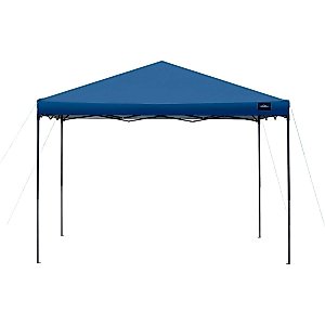 Monoprice 10 x 10 Feet Pop Up Canopy - Navy Blue, 500D Polyester Canopy Cover, UPF50+, Waterproof, for Backyard BBQs, Camping, Tailgate, Sporting Events, Beach - Pure Outdoor Collection, Large