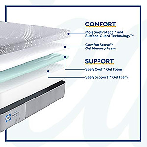 Sealy Posturepedic Foam Paterson Medium Feel Mattress, King