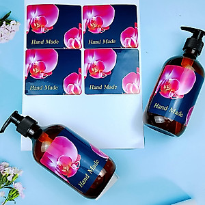 4 x 3-1/3 inch Glossy White Waterproof Wine Bottle Labels, 120 Labels Printable Blank Rectangle Labels,Oil-Resistant Rectangle Vinyl Wine Labels for Inkjet/Laser Printer