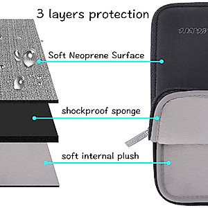 MOSISO Laptop Case 15 inch, 15 inch Laptop Sleeve Bag Compatible with MacBook Air 15 inch M3 M2 2025-2023, Surface Laptop 15, Dell XPS 15, Neoprene Computer Sleeve Bag with Small Case, Space Gray