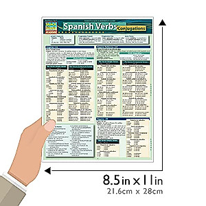 Spanish Verbs: Conjugations QuickStudy Laminated Reference Guide (QuickStudy Academic) (Spanish Edition)