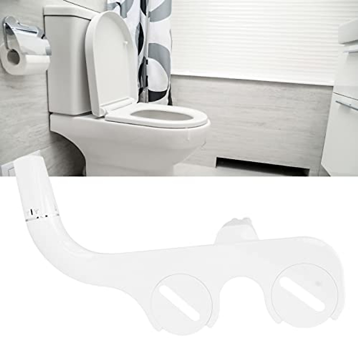 XWXLIJV Bidet Attachment for Toilet Ultra Non Electric Fresh Water Bidet Toilet Seat Attachment with Self Dual Nozzle Bidet Toilet Attachment for Most Toilet Seats