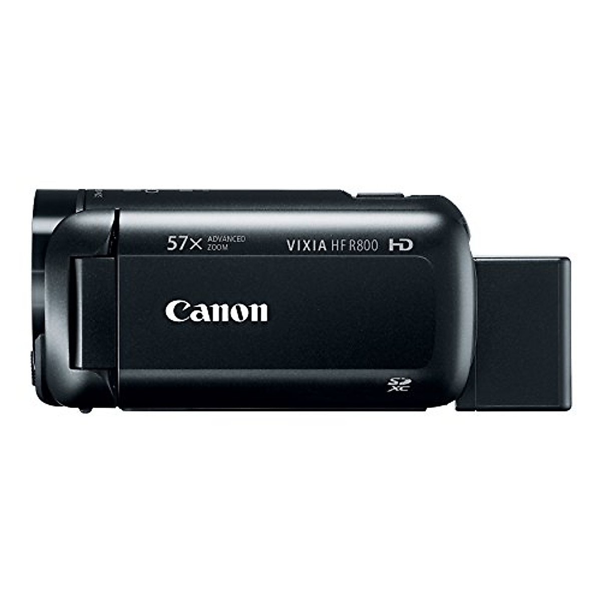 Canon VIXIA HF R800 Portable Video Camera Camcorder with Audio Input(Microphone), 3.0-Inch Touch Panel LCD, Digic DV 4 Image Processor, 57x Advanced Zoom, and Full HD CMOS Sensor, Black