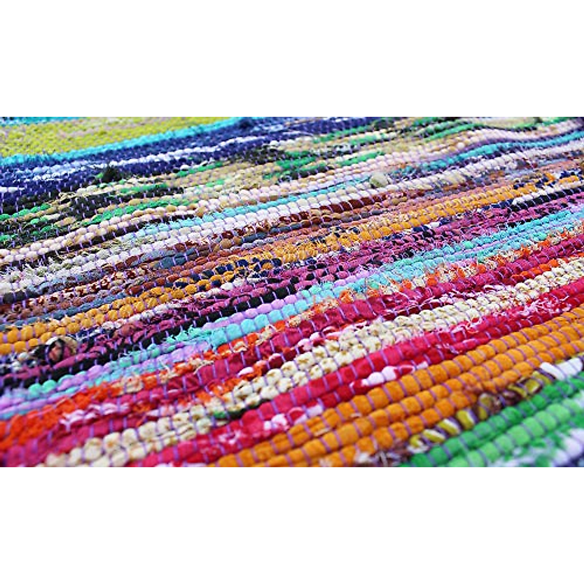 Handmade Braided Chindi Rug, Rag Rug, Area Rug, Carpet Rug, Runner Rug 3x5 Ft, 4x6 Ft, 5x7 Ft, Carpet Rug (4x6 Ft (28x72 Inch))