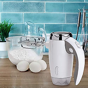 Betty Crocker 7-Speed Power Up Hand Mixer, White, BC-2205C