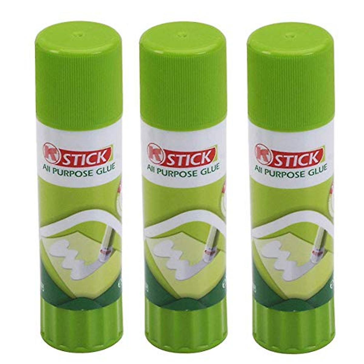 D-FLIFE 3pcs 3D Printer Glue Sticks, Solid Stickers for 3D Printer Hot Bed Print Filament PLA ABS PET PETG and Other More (3pcs)