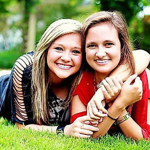 YANCHUN Rose Gold Initial Ring for Women Adjustable CZ Letter Knuckle Rings for Girls(B)